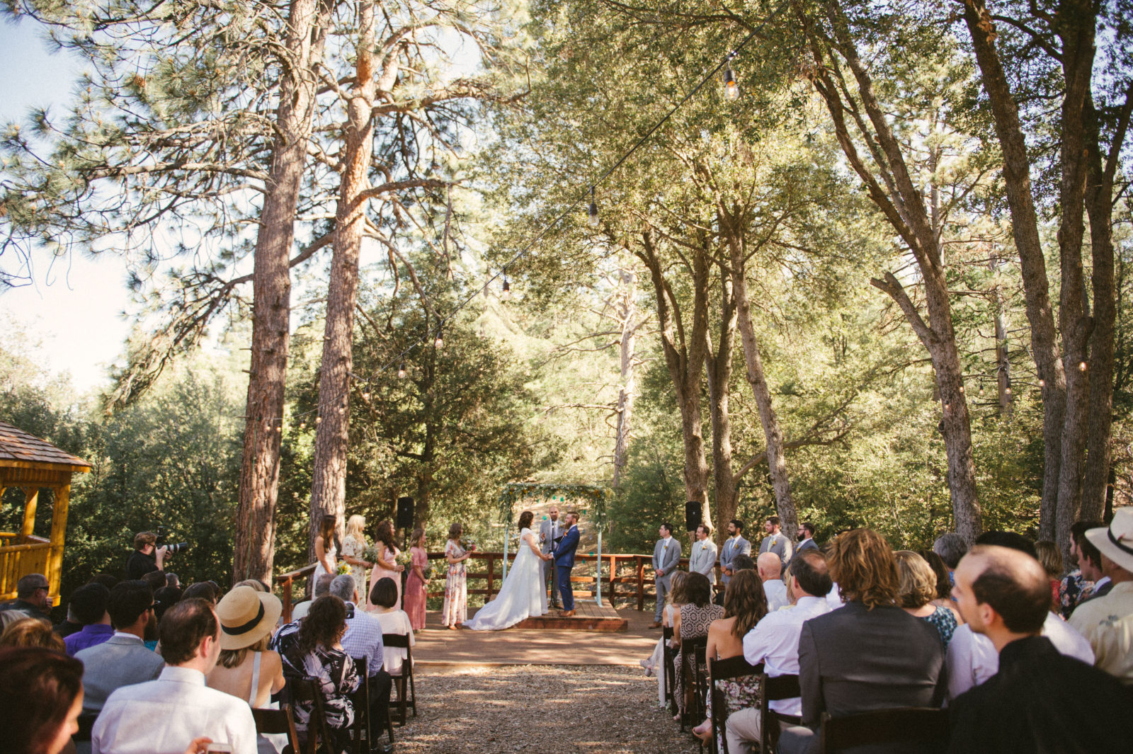 Idyllwild Wedding at Hicksville Cabins Bud and Breakfast