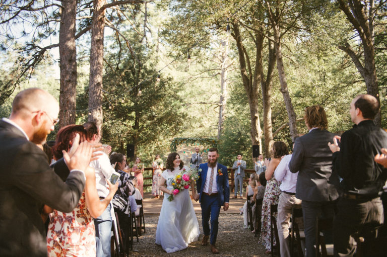Idyllwild Wedding at Hicksville Cabins Bud and Breakfast